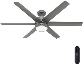 Stropní ventilátor Hunter Solaria DC LED IP44 Ø 152