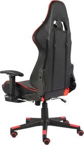 vidaXL Otočná herní židle s podnožkou PVC [20497] Barva: zlatá