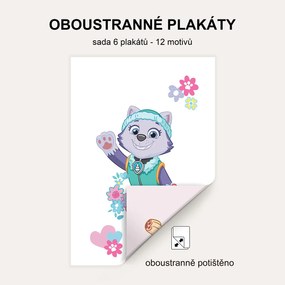 Sada oboustranných plakátů Tlapková Patrola | 2 x A3, 4 x A4 | DP6351413