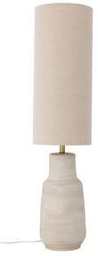 Krémová stojací lampa s textilním stínidlem (výška 113 cm) Linetta – Bloomingville