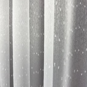 Voálová záclona Rain s olůvkem bílá metráž Ervi 163