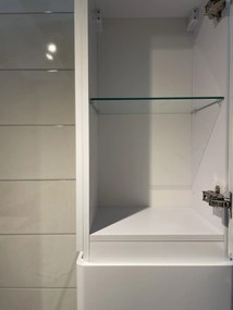 Lavedo Lion White II 40 vysoká závěsná skříňka do koupelny Orientace: Pravá