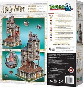 WREBBIT 3D puzzle Harry Potter: Doupě / 415 dílků / od 14 let