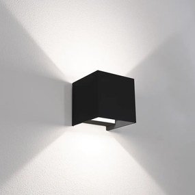 Černé nástěnné světlo Century LED 10W