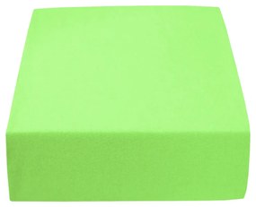 Luc Prostěradlo Froté Classic s gumkou zelené – 180 x 80 cm