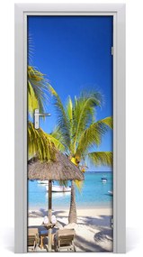 Fototapeta na dveře tropická pláž 95x205 cm