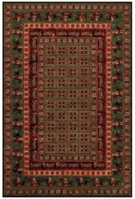 Perský kusový koberec Osta Kashqai 4301/401 zelený Pazyryk 67 x 130 - Osta