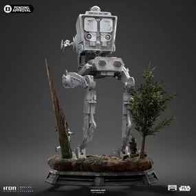 Soška IRON STUDIOS Star Wars - AT-ST & CHEWBACCA 53 cm