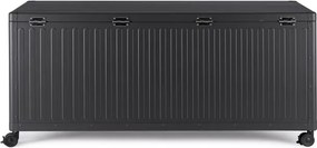 BIZZOTTO Zahradní úložný box OCEAN antracit 182x89 cm 0663971