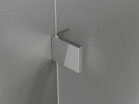 Mexen Lunar, pravý půlkruhový sprchový kout 90 x 70 cm, 8mm čiré sklo, chromový profil, 833-090P-070L-01-00