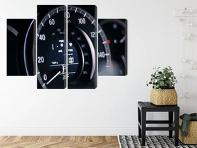 Vícedílný obraz Moderní Auto Rychloměr Nedostatek Nedostatek Plátno Canvas 200x150