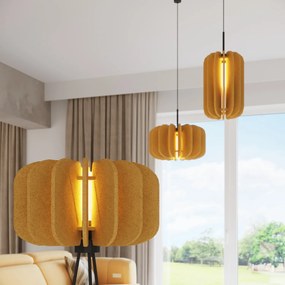 Sollux Lighting Závěsná lampa MULA 27 žlutá