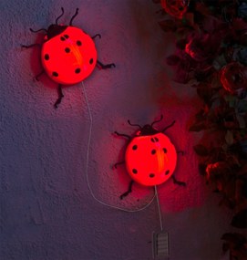 Solární LED berušky, 2 ks