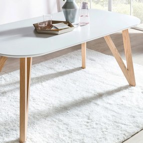 SALESFEVER Jídelní stůl 140 × 90 × 76 cm
