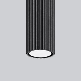 Stropní svítidlo SOLLUX KARBON 20 černá GU10 1x10W bez žárovky SL.1569