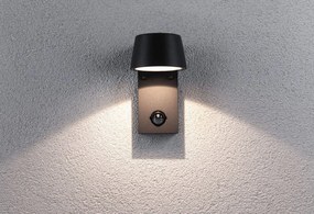 P 94453 Venkovní nástěnné svítidlo Capea antracit IP44 6W 230V teplá bílá pohybové čidlo - PAULMANN