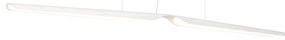 Designové dřevěné svítidlo Swan Dekor: Bílá, Stmívání: Stmívatelné Casambi, Teplota chromatičnosti: 2700 Kelvinů