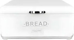 MR-1677-AR-W bílá / Chlebník / nerezová ocel / horní otevírání