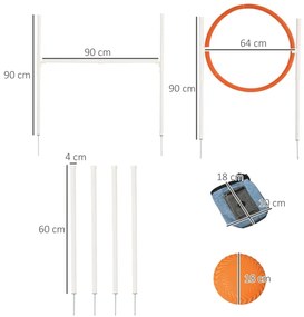 PawHut Sada agility set pro psa  PawHut, 5 kusů