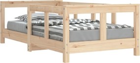 vidaXL Dětská postel 70 x 140 cm masivní borové dřevo [834426] Barva: Přírodní