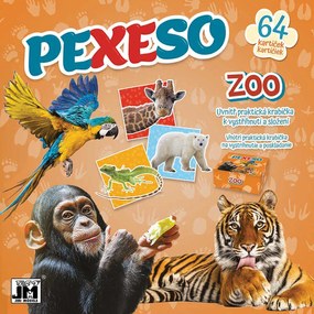 JIRI MODELS Pexeso v sešitu zvířátka ZOO s krabičkou a omalovánkou 8