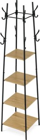 Stojanový věšák kovový hnědý GD-170 OAK