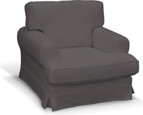 Potah na křeslo IKEA Ekeskog barva hnědá látka sametová