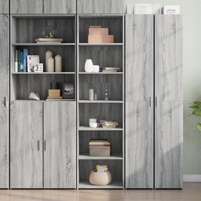 Skříň highboard šedá sonoma 50 x 41 x 185 cm kompozitní dřevo