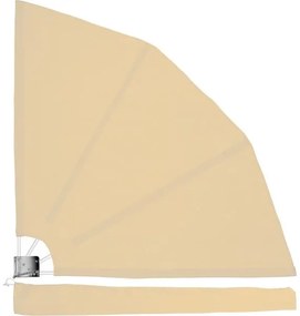 Stilista 89065 STILISTA Balkonová stínící zástěna, 140 x 140 cm, béžová