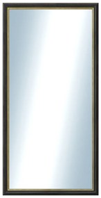 DANTIK - Zarámované zrcadlo - rozměr s rámem cca 60x120 cm z lišty Anversa černá AU (3149)