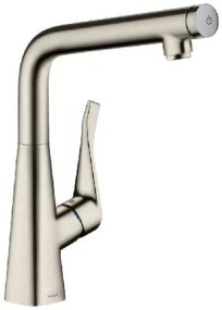 Hansgrohe Metris New - Dřezová baterie, vzhled nerezu 14883800