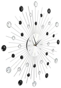 vidaXL Nástěnné hodiny se strojkem Quartz 50 cm moderní design