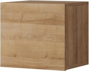 GAB Závěsná čtvercová skříňka LORONA KW, Zlatý dub 34 cm