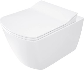 Deante Blur, záchodová WC mísa s funkcí bidetu 525x372x349 mm, bílá lesklá-černá matná, DEA-CDZ_6WNW