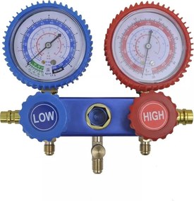 vidaXL Vakuové čerpadlo 50 l/min s 2cestným měřidlem v kufříku [3100286]