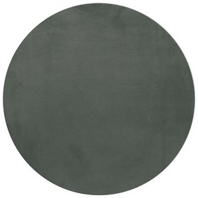 Zelený pratelný kulatý koberec ø 160 cm Pouffy – Ayyildiz Carpets