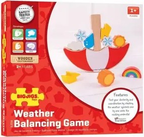 Bigjigs Toys Balanční hra Počasí / od 2 let