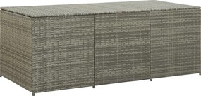 vidaXL Zahradní úložný box polyratan 180 x 90 x 70 cm [46478] Barva: Černá