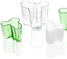 Váza Alvar Aalto 160mm, čirá