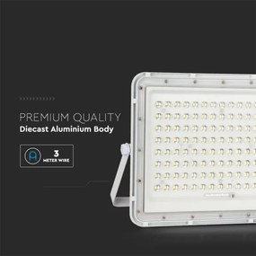 LED Venkovní solární reflektor LED/20W/3,2V 4000K bílá + DO