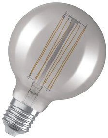 Stmívatelná kouřová LED žárovka E27 11 W VINTAGE, teplá bílá