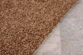 Vopi, Metrážový koberec Capri měděný - neúčtujeme odřezky z role, na míru, šíře 2m,3m,4m, hnědá, ab (mřížka), dětský pokoj