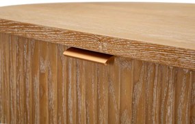 Designová komoda Jahzara 81 cm hnědá
