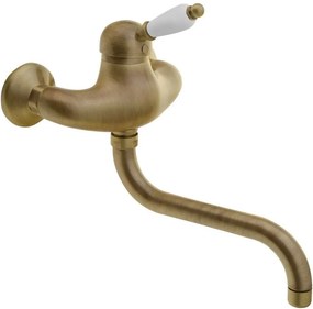 Sapho Kirké - Umyvadlová baterie White, bronz KI15BB