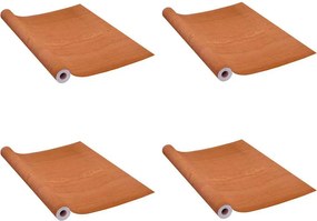 Samolepící tapety na dveře 4 ks světlý dub 210 x 90 cm PVC 3059645