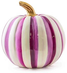 Mackenzie-Childs Mackenzie-Childs Halloween dýně Plum Stripe - Medium