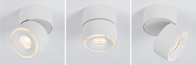 Paulmann 93373 Spircle, bílé stropní bodové svítidlo, 8W LED 3000K, výška 8,3cm