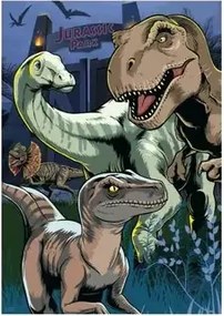 DINO Jurský svět XL Neon / 100 dílků / od 5 let