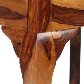 Petromila Jídelní židle 6 ks pravá kůže a masivní sheeshamové dřevo