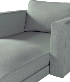 Potah na IKEA Norsborg šezlong s loketními opěrkami barva zelená látka pletený vzor